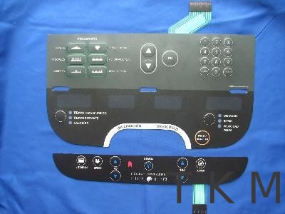 China FCI / Molex 35V Membrane Switch Overlay , Silicone Rubber Keypadson sales