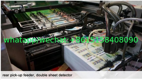 720A/800A/900A/1020A/1050A Full Automatic Stop Cylinder Screen Press Customer Factory in Australia for ad decal paper