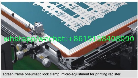 720A/800A/900A/1020A/1050A Full Automatic Stop Cylinder Screen Press Customer Factory in Australia for ad decal paper