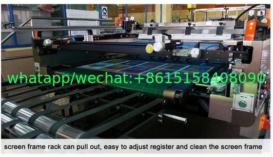 720A/800A/900A/1020A/1050A Full Automatic Stop Cylinder Screen Press Customer Factory in Australia for ad decal paper
