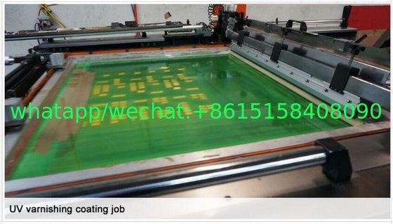 720A/800A/900A/1020A/1050A Full Automatic Stop Cylinder Screen Press Customer Factory in Australia for ad decal paper