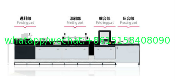 LC-900TC fully automatic Window Patching Machine/window film machine/window sticker gluer for paper box and carton box