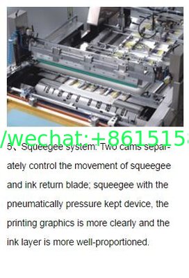 1050AG Full Automatic Stop Cylinder silk Screen Press ceramic and glass transfer film,advertising,packing printing ect