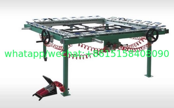 LC mechanical Tighten Economical silk screen mesh stretching machine/Mesh Tension Machine Pneumatic aluminum alloy
