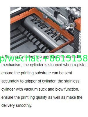 LC720A 380V CE registration precision 0.10mm uv silk screen printing machine Full Automatic Stop Cylinder Screen Press