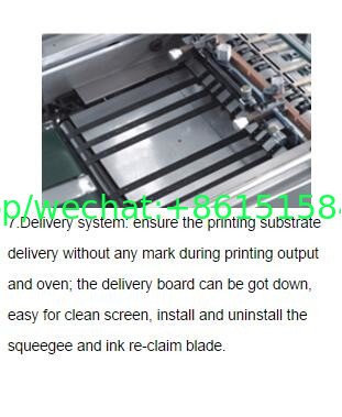 LC720A 380V CE registration precision 0.10mm uv silk screen printing machine Full Automatic Stop Cylinder Screen Press