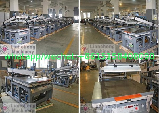 LC-8012G/6090G flat Microcomputer High precision screen printing machine paper，plastic, glass, ceramics, metal, textile