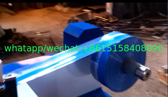 WHZ-300 high speed center sealing machine/machinery seaming folding film material (such as PET, PVC. etc) into reel-shap