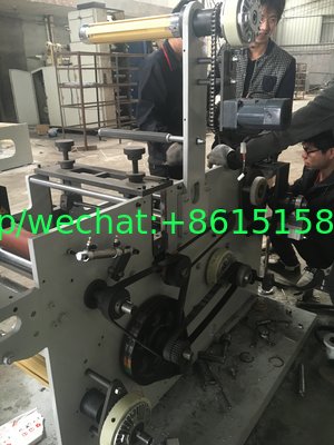 LC-GH320/420 F/Q rotary knife die cutting machine die cutter with slitting function with Turntable rewinding station