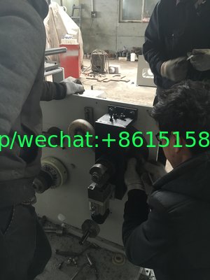 LC-GH320/420 F/Q rotary knife die cutting machine die cutter with slitting function with Turntable rewinding station