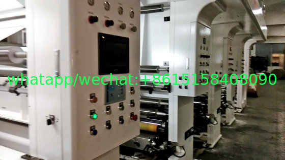New arrival Unit type high speed flexo printing machine(can be online with rotogravure printer) 150m/m water based ink
