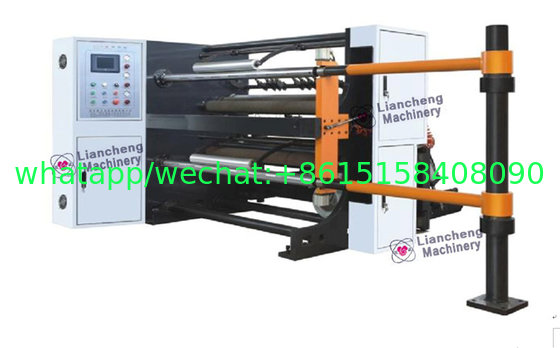 1300R High-speed Slitting Machine slipped air shafts 800mm unwind 500mm rewind 300m/m speed economical type film paper