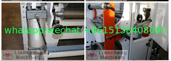 1300R High-speed Slitting Machine slipped air shafts 800mm unwind 500mm rewind 300m/m speed economical type film paper