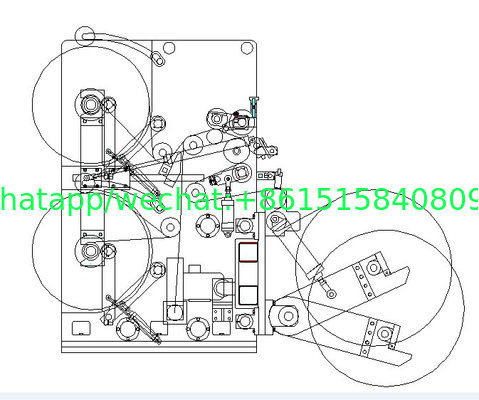 1300R High-speed Slitting Machine slipped air shafts 800mm unwind 500mm rewind 300m/m speed economical type film paper