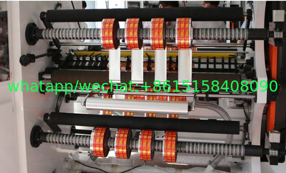 J-1300 High-speed Slitting Machine 800mm unwind 500mm rewind 400m/m shaftless double slipped air shafts PLC import parts
