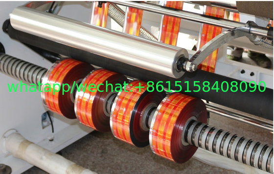 J-1300 High-speed Slitting Machine 800mm unwind 500mm rewind 400m/m shaftless double slipped air shafts PLC import parts