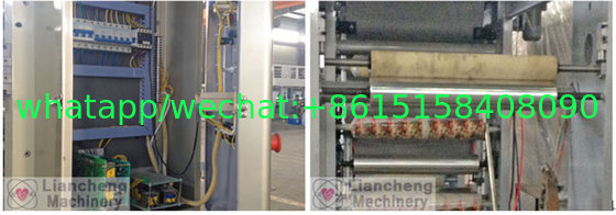 LC-B Model Series of Computer Middle Rail Gravure Machine Cellophane NY PVC PET BOPP CPP PE OPP Paper film alu 70m/min
