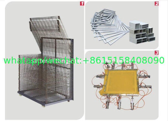 China top 1 screen press JINBAO Brand JB-300 dry-layer rack&net screen frame&Pneumatic mesh Screen Stretching Machinery