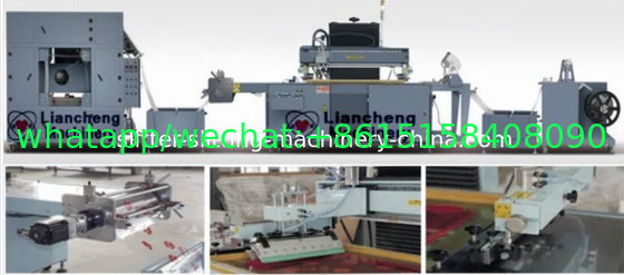 China top 1 screen press JINBAO Brand JB-4070J/60100J label sticker Fully Automatic Roll to Roll silk screen printer