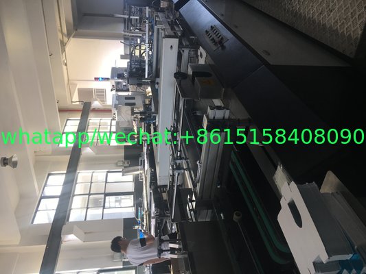 China top 1 screen press JINBAO Brand JB-900TC fully automatic comestics Box Window Gluing Machine 2100 pc/hours FOXCONN