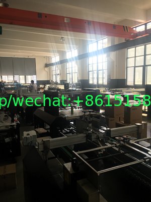 China top 1 screen press JINBAO Brand JB-900TC fully automatic Corrugated Window Box Patching Machine 2100 pcs/h FOXCONN