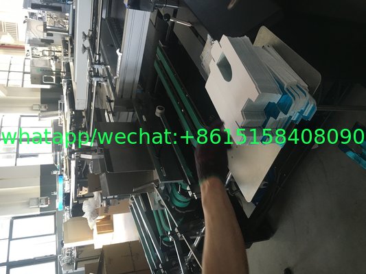 China top 1 screen press JINBAO Brand JB-900TC fully automatic Cardboard Box Window Pasting Machine 2100 pc/hour FOXCONN