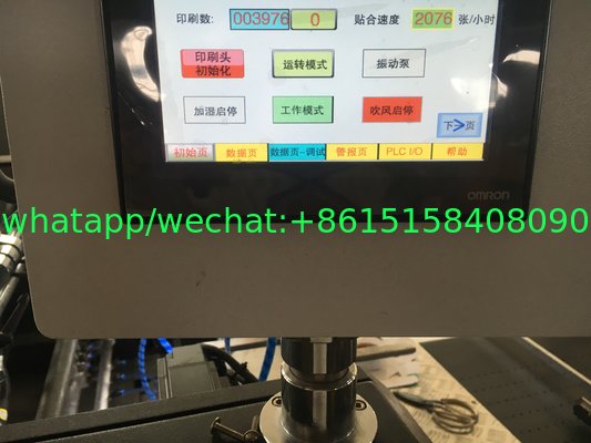 China top 1 screen press JINBAO Brand JB-900TC fully automatic window patcher stick stiky machine 2100 pcs/hours FOXCONN