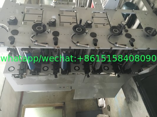 Allfine brand 7color 320 two units(4+3) Label automatic uv flexo printing machine self-adhesive sticker/label to mould