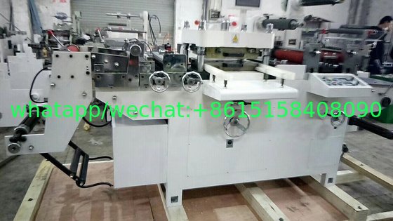 photoelectric PLC servo system ±0.10mm 300 press/min 45m/min Automatic Medium Speed Label Die Cutting Machine trademark