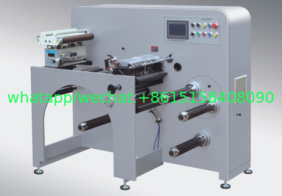Allfine brand High Speed Sticker/Label Slitting Machine And Rewinding Machine narrow roll servo driven turret rewind