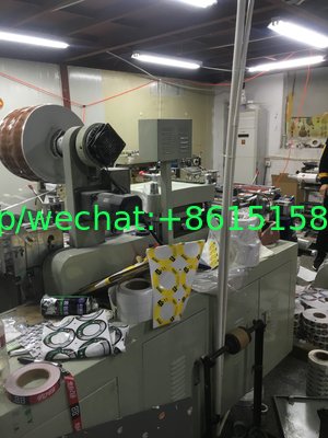 photoelectric PLC servo system ±0.10mm 300 press/min 45m/min Automatic Medium Speed Label Die Cutting Machine trademark