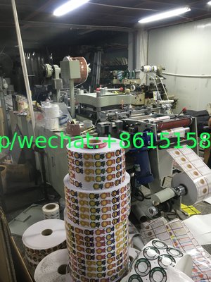 photoelectric PLC servo system ±0.10mm 300 press/min 45m/min Automatic Medium Speed Label Die Cutting Machine trademark