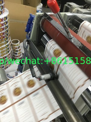 photoelectric PLC servo system ±0.10mm 300 press/min 45m/min Automatic Medium Speed Label Die Cutting Machine trademark