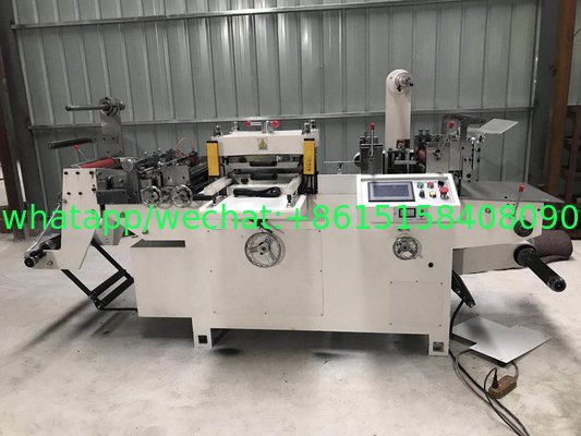 LC-350A/LC-450A Automatic Label Sticker Hot Stamping Machine and Die Cutting Machine with sheeting function