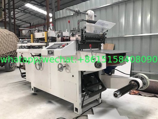 LC-350A/LC-450A Automatic Label Sticker Hot Stamping Machine and Die Cutting Machine with sheeting function