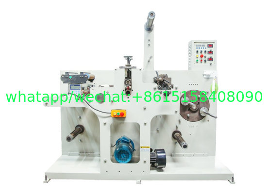 LC-350Y Automatic blank label rotary die cutting machine with slitting turret type laminating(option)