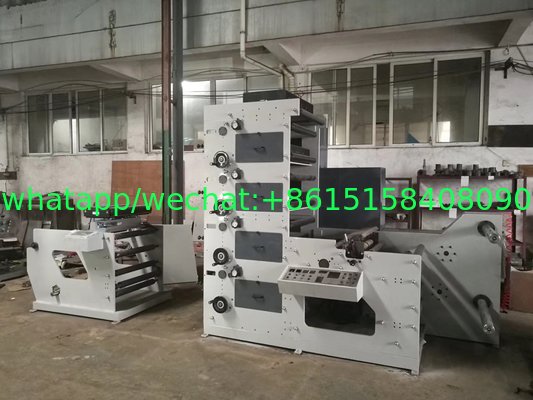 automatic 4 colour flexo printing machine in china use RY-850B Paper Cup Flexo Printing Machine for printing double cup