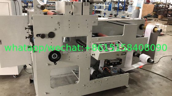 1 single color 320 flexography printing machine coating varnishing function with uv laminating slitting PLC touch screen