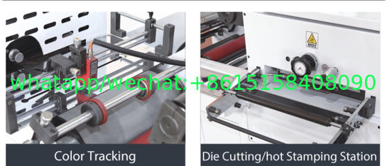 LC-MQ350G Two Station Label Die Cutting Machine For Die Cutting And Hot Stamping 400times/min 70m/min