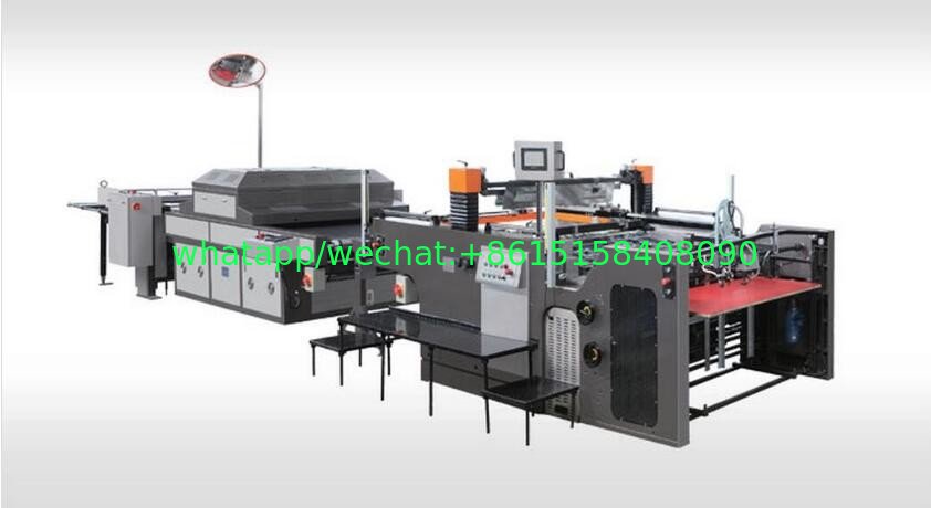 720A/800A/900A/1020A/1050A Full Automatic Stop Cylinder Screen Press Customer Factory in Australia for ad decal paper