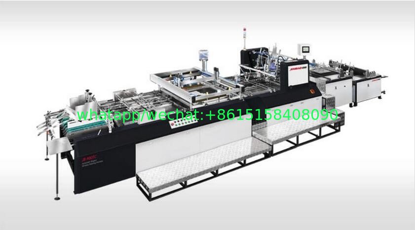 LC-900TC fully automatic Window Patching Machine/window film machine/window sticker gluer for paper box and carton box