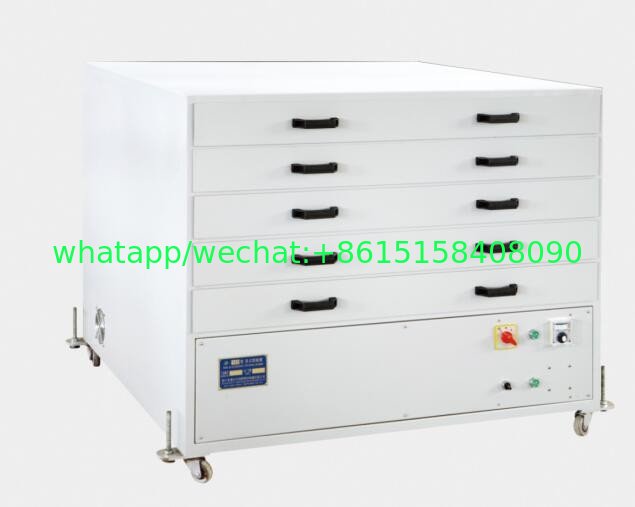 CE Horizontal Type Drying Container Screen Dryer LC-1012 curing proess of ink,plastics,paints ect short plate dry time