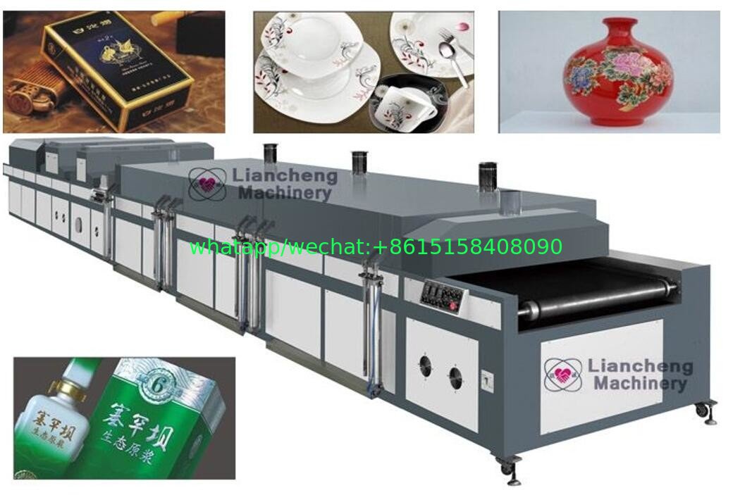 LC-800P/1100P UV photofixation machine Jet type circulation hot air electric electrically heated drying tunnel(combined)