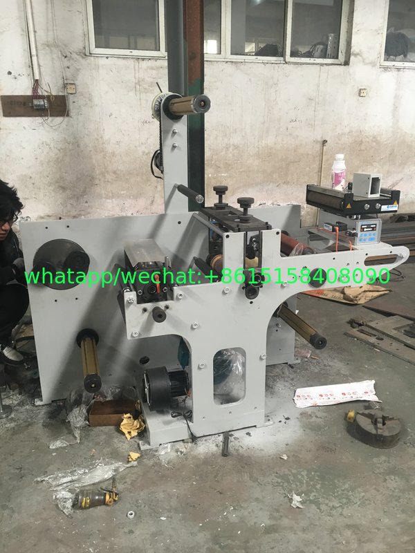 Automatic Pre-Printed Sticker Label Slitting Rewinding Machine 320fq Self-Adhesive Sticker Paper Laminating and Slitting
