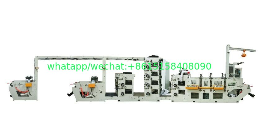 8color 560 three units(4+2+2) DHL TNT Fedex EMS International Logistics Label express flexographic flexo printer machine