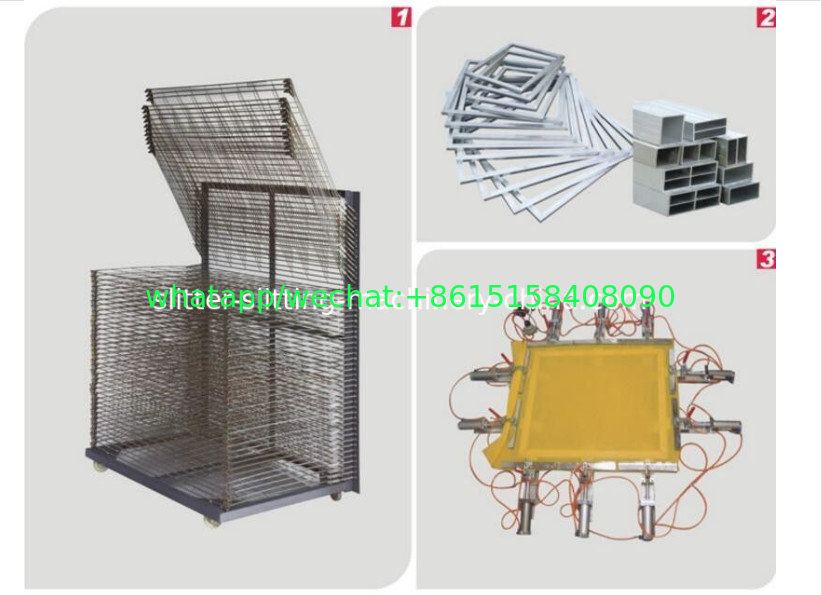 China top 1 screen press JINBAO Brand JB-300 dry-layer rack&net screen frame&Pneumatic mesh Screen Stretching Machinery