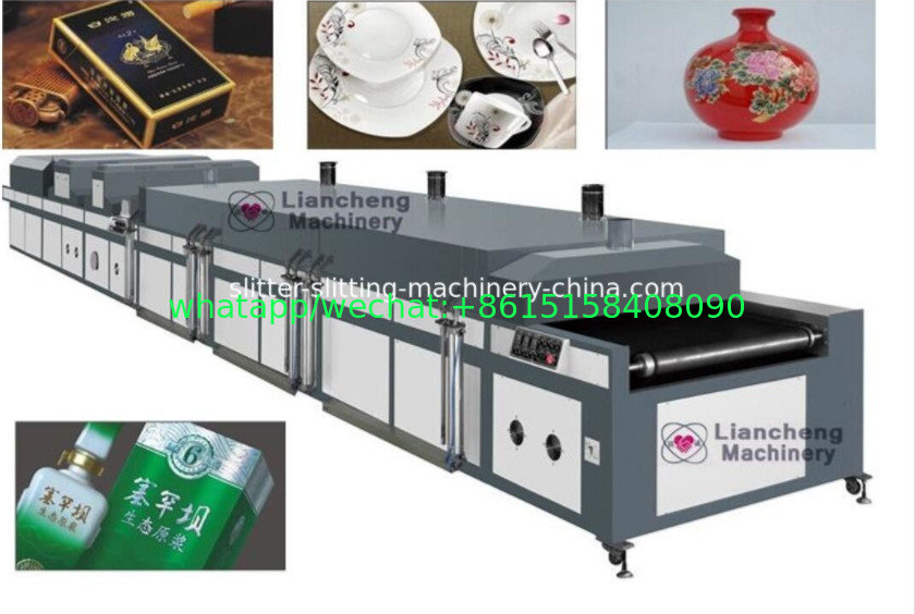 China top 1 screen press JINBAO Brand JB-800P/1100P UV photofixation machine hot air electric heated drying tunnel