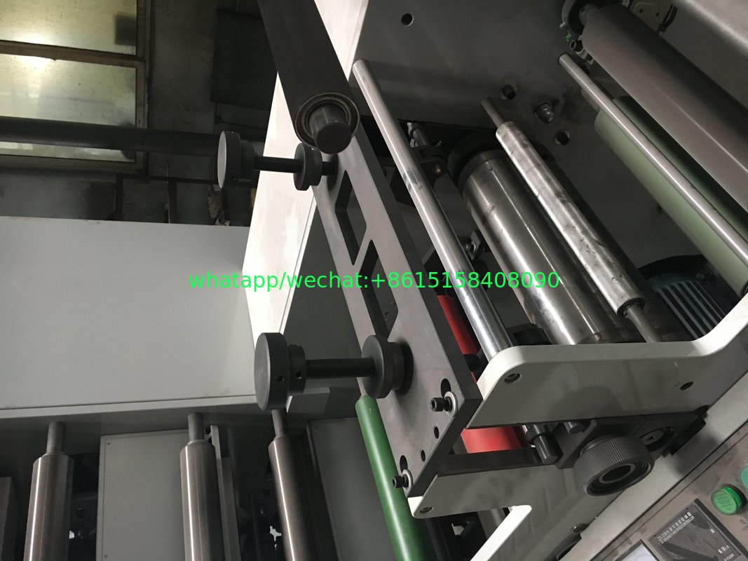 7color 320 two units(4+3) Label printer flexo machines self-adhesive sticker/label to mould die cutter