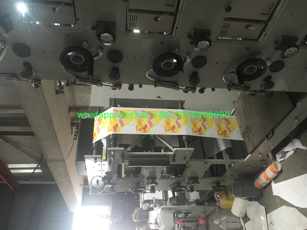 RY850-4c Aluminum Foil Label Paper Roll Printer Machinery Fully-Automatic One Colour Barcode Label Paper Flexo Press