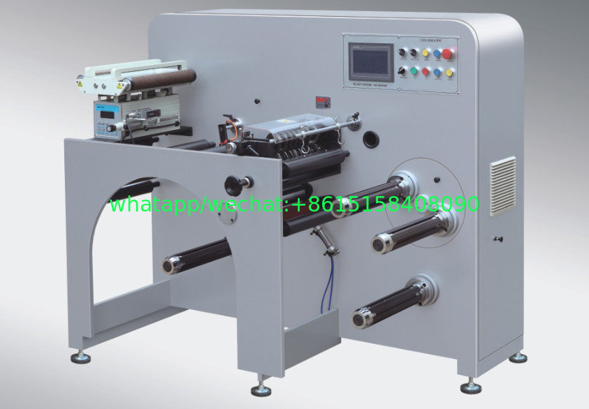 Allfine brand High Speed Sticker/Label Slitting Machine And Rewinding Machine narrow roll servo driven turret rewind